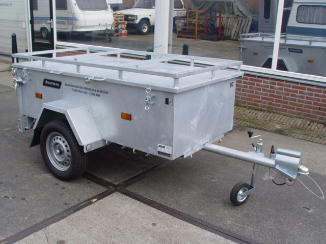 Bagagewagen enkel-as, 1100 liter — Neefbak Verhuur
